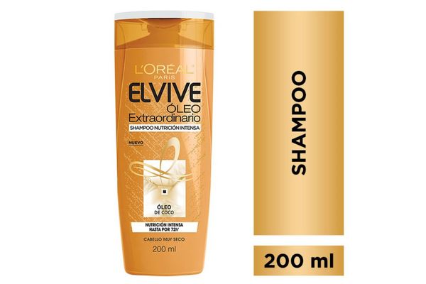 SHAMPOO ELVIVE OIL EXTRAORDINARY NUTRICION 200CC - El Dorado