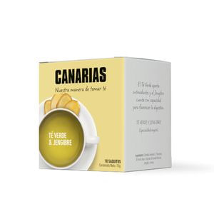 TE CANARIAS VERDE JENGIBRE 10SOBRES - El Dorado