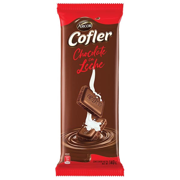 CHOCOLATE COFLER TABLETA LECHE 140GR - El Dorado