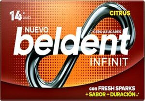 CHICLE BELDENT INFINIT CITRUS 14UND 26,6GRS - El Dorado