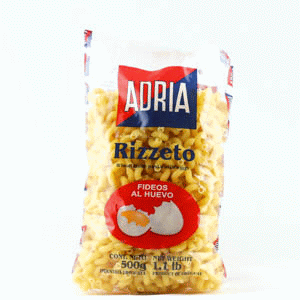 FIDEOS ADRIA RIZZETO 500GR . - El Dorado