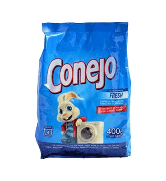 JABON CONEJO FRESH EN POLVO 400GR - El Dorado JABON CONEJO FRESH EN POLVO 400GR - El Dorado
