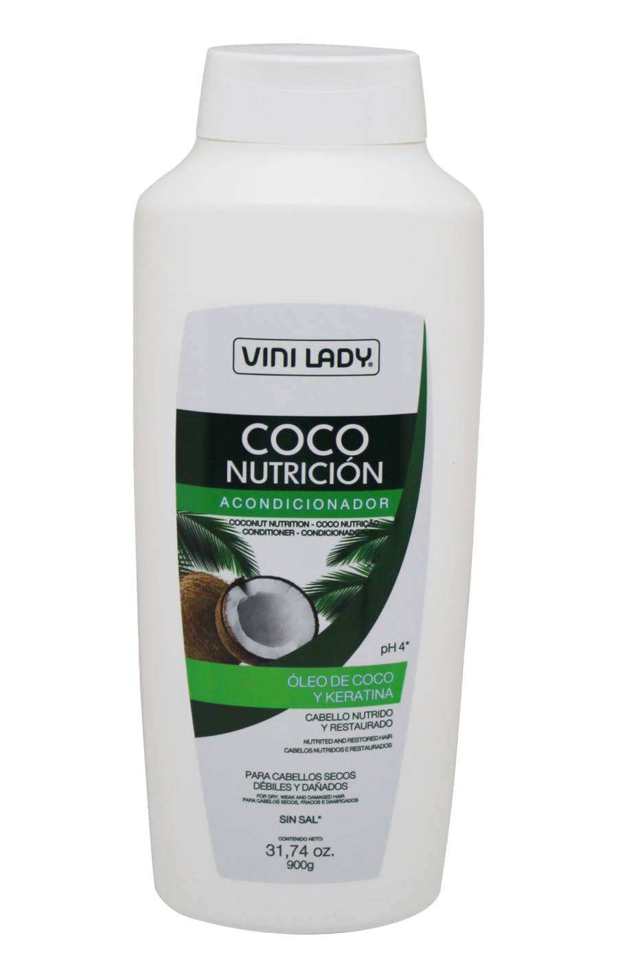 ACONDICIONADOR VINI LADY COCO NUTRICIÓN 900CC - El Dorado