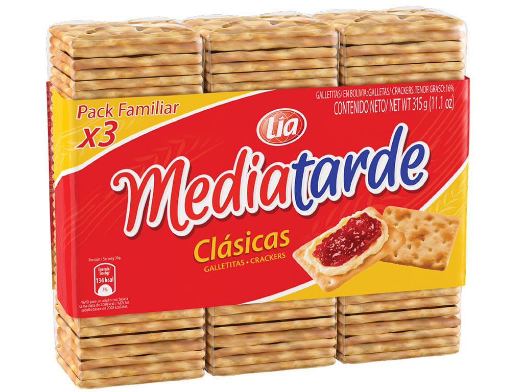 GALLETA LIA MEDIA TARDE 315GR - El Dorado