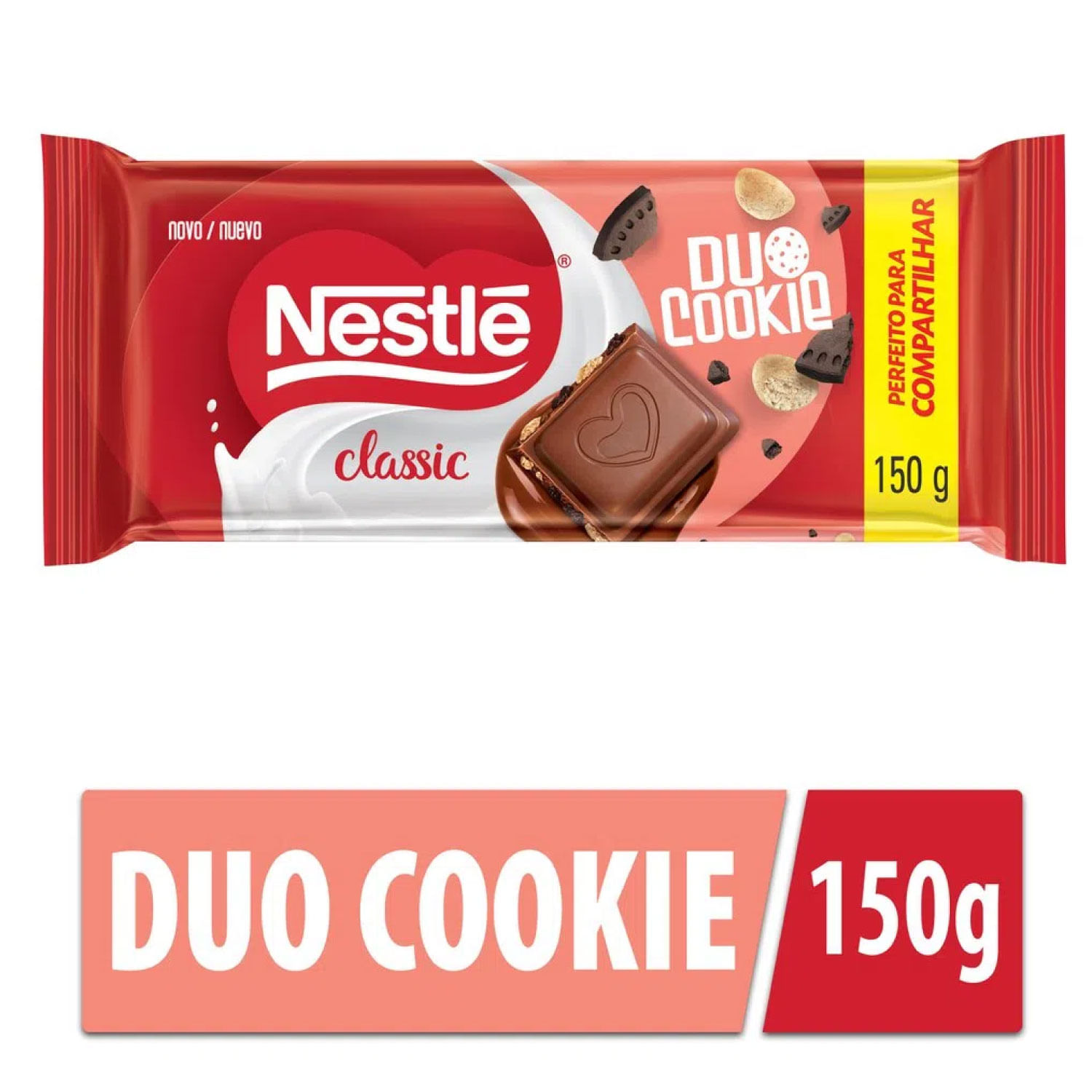 CHOCOLATE NESTLE TABLETA DUO COOKIE 150GR - El Dorado