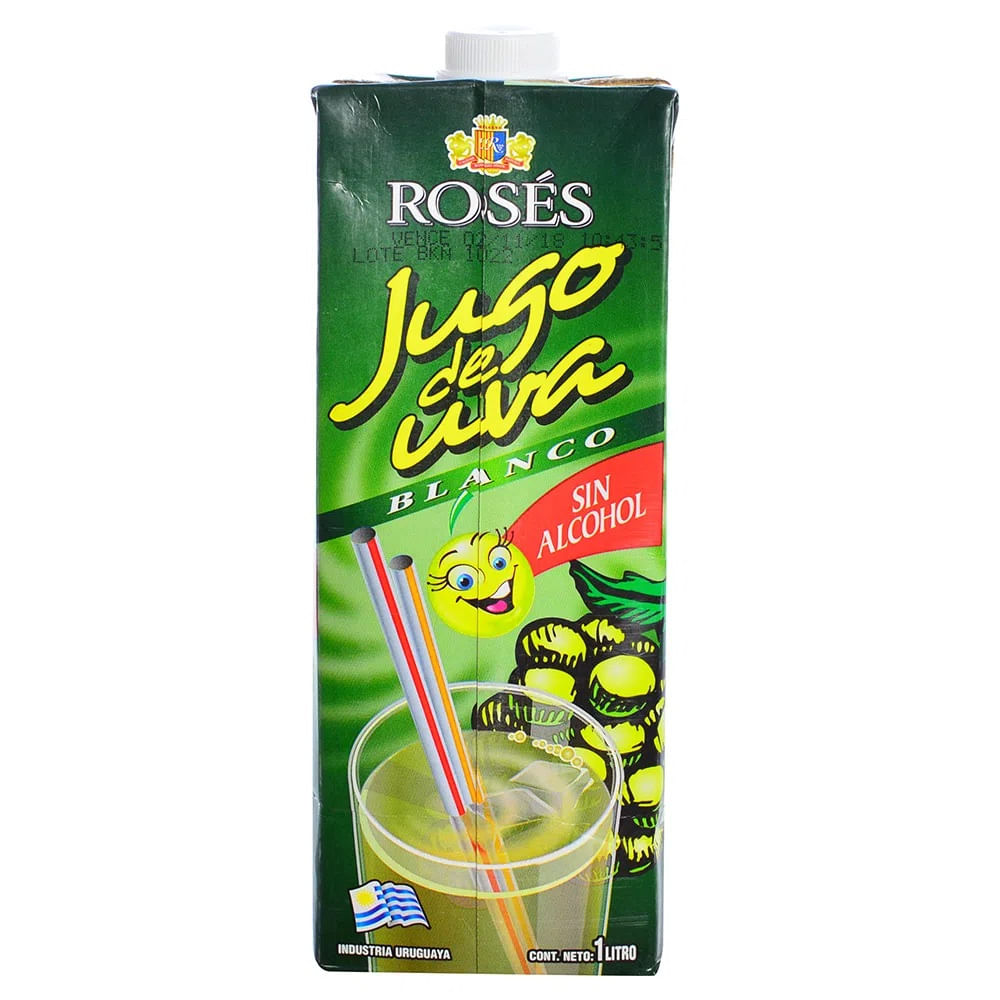 JUGO ROSES UVA BLANCA 1LT - El Dorado