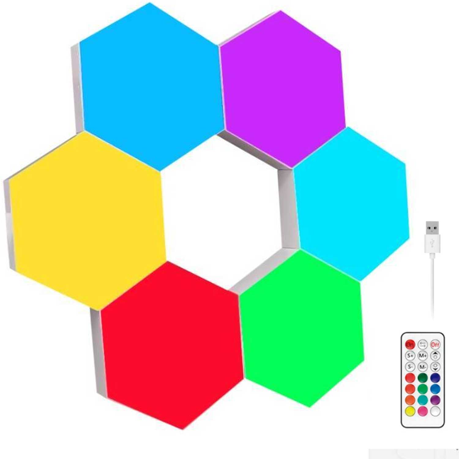 LED RGB LEDSTAR EXAGONAL 6MODULOS - El Dorado