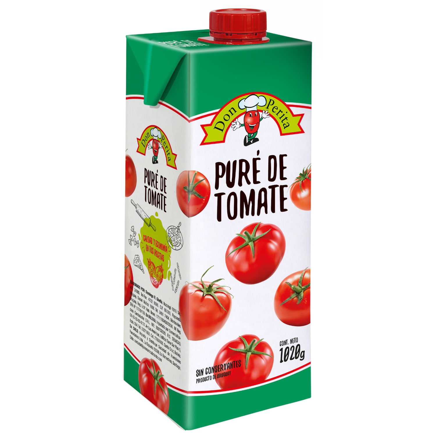 PURE DON PERITA DE TOMATE 1020GR - El Dorado