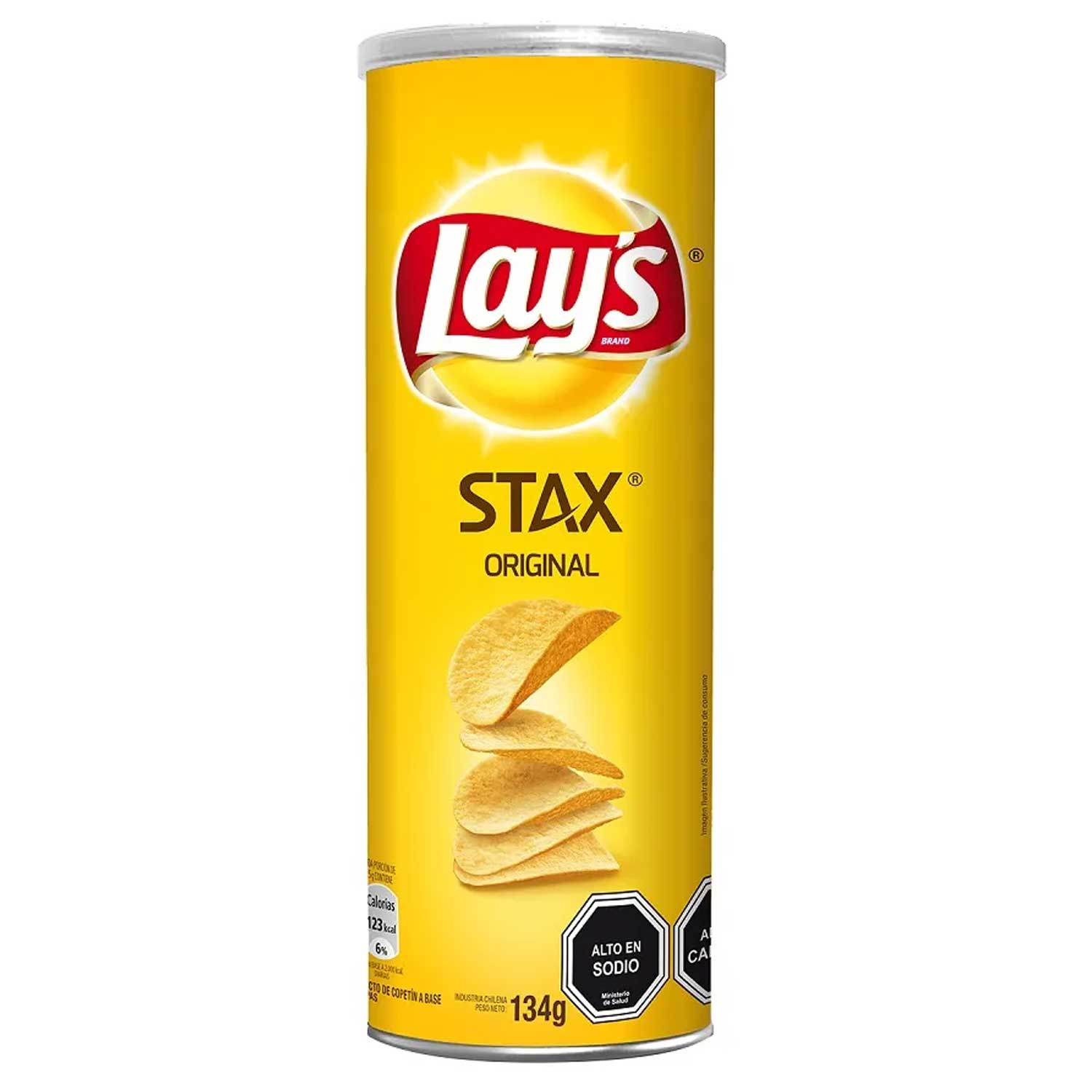 PAPAS LAYS STAX ORIGINAL 134GR - El Dorado