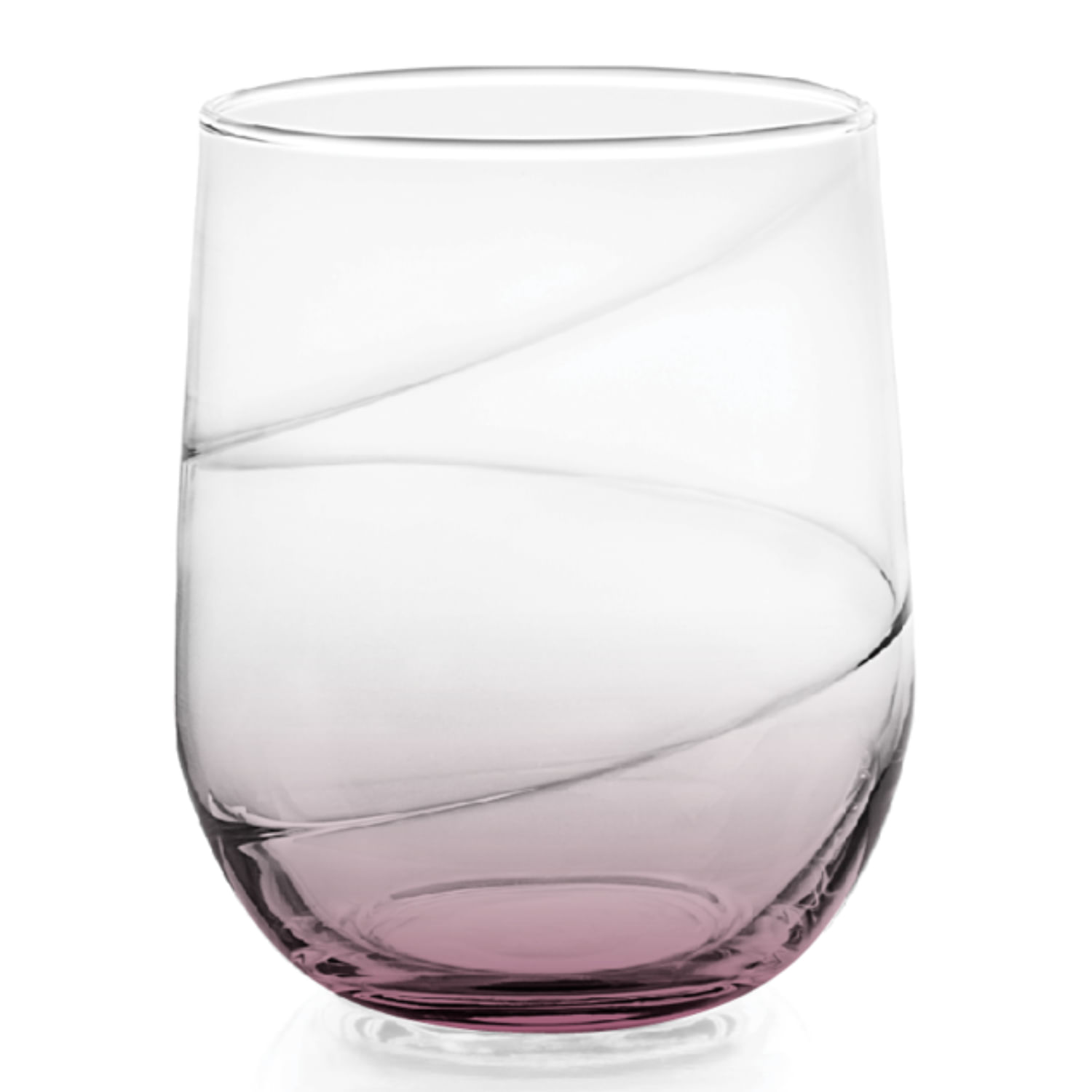 VASO STEMLESS 1722147 MORADO VIDRIO PERISTYLE - El Dorado