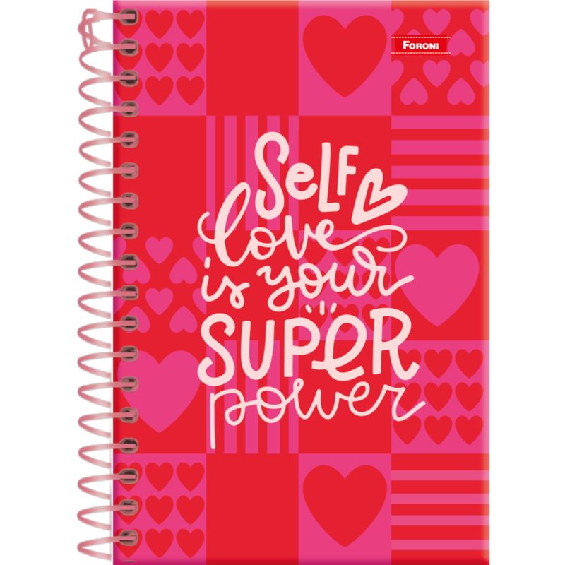 LIBRETA FORONI I6297 PINK POWER 96H CON ESPIRAL EXTRA TAPA D - El Dorado