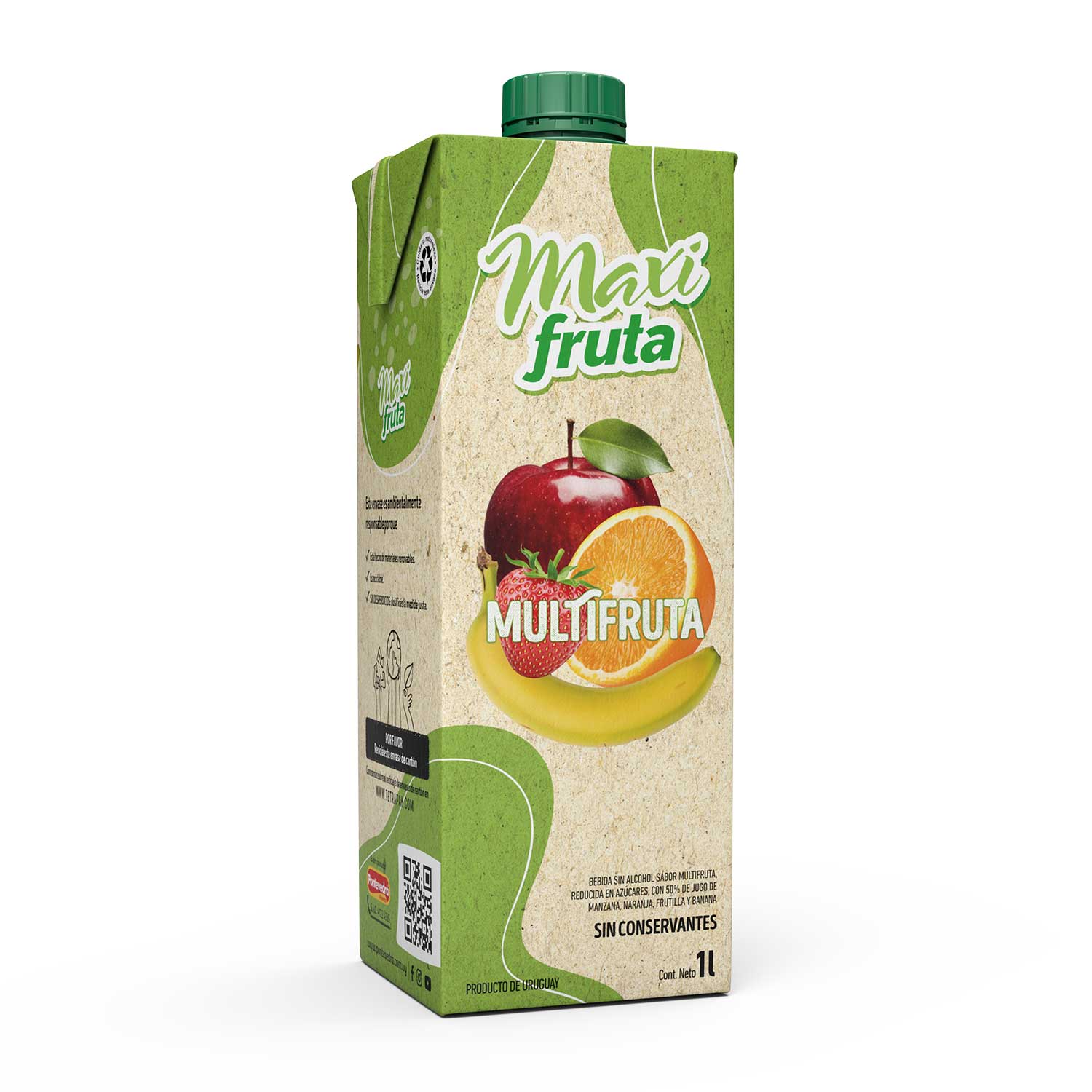 JUGO MAXIFRUTA MULTIFRUTA 1LT - El Dorado