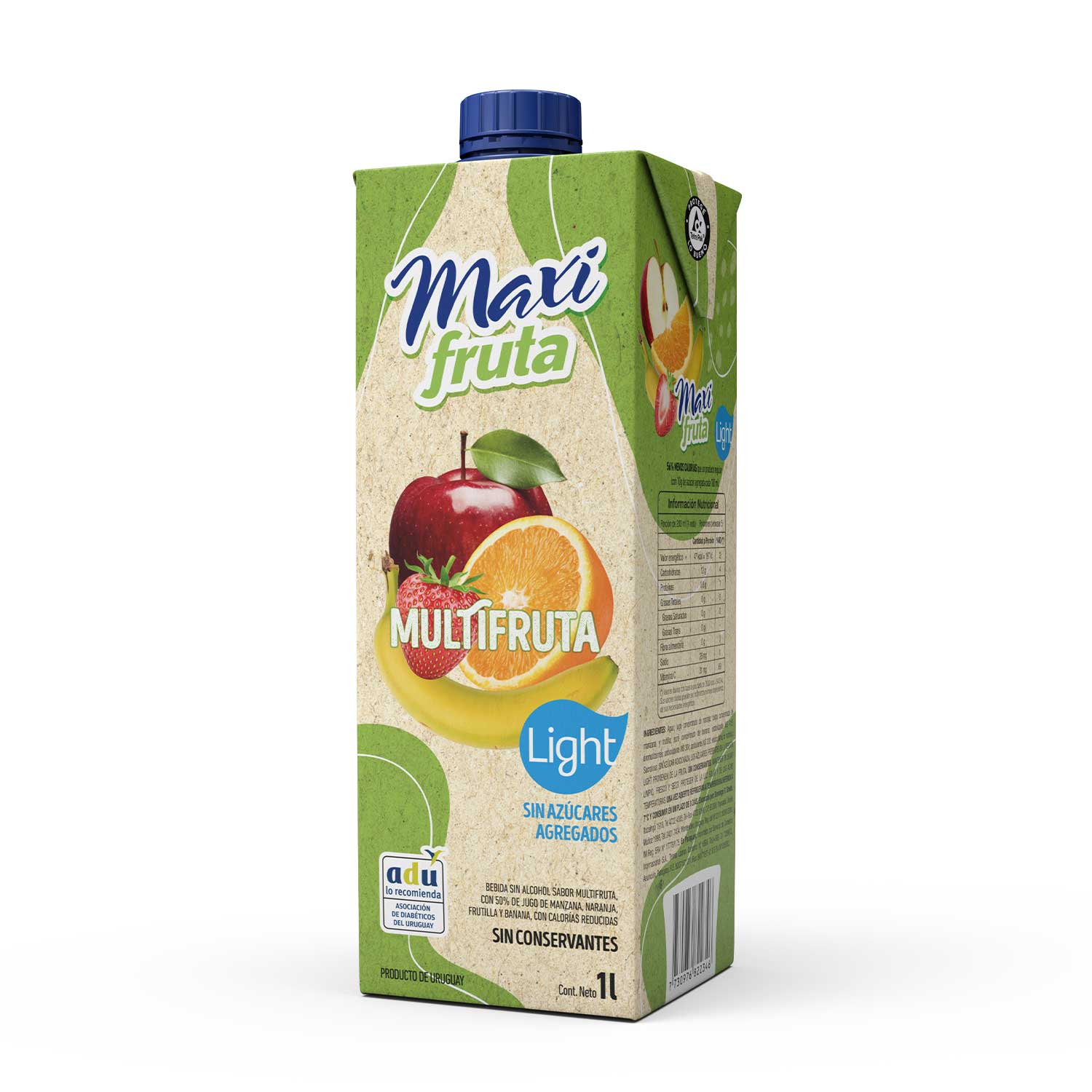 JUGO MAXIFRUTA LIGHT MULTIFRUTA 1LT - El Dorado