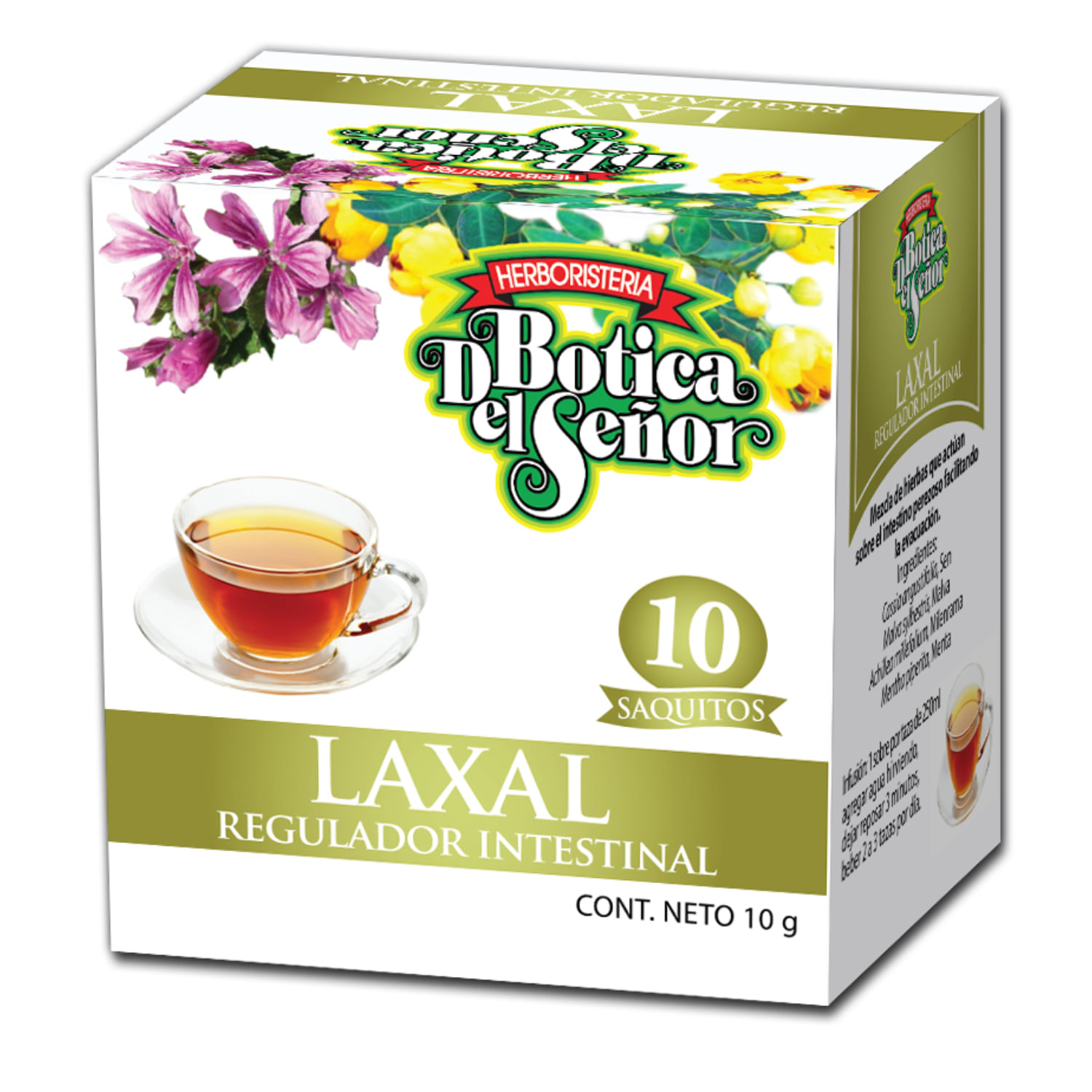 TE BOTICA DEL SEÑOR LAXAL X10 SAQUITOS - El Dorado