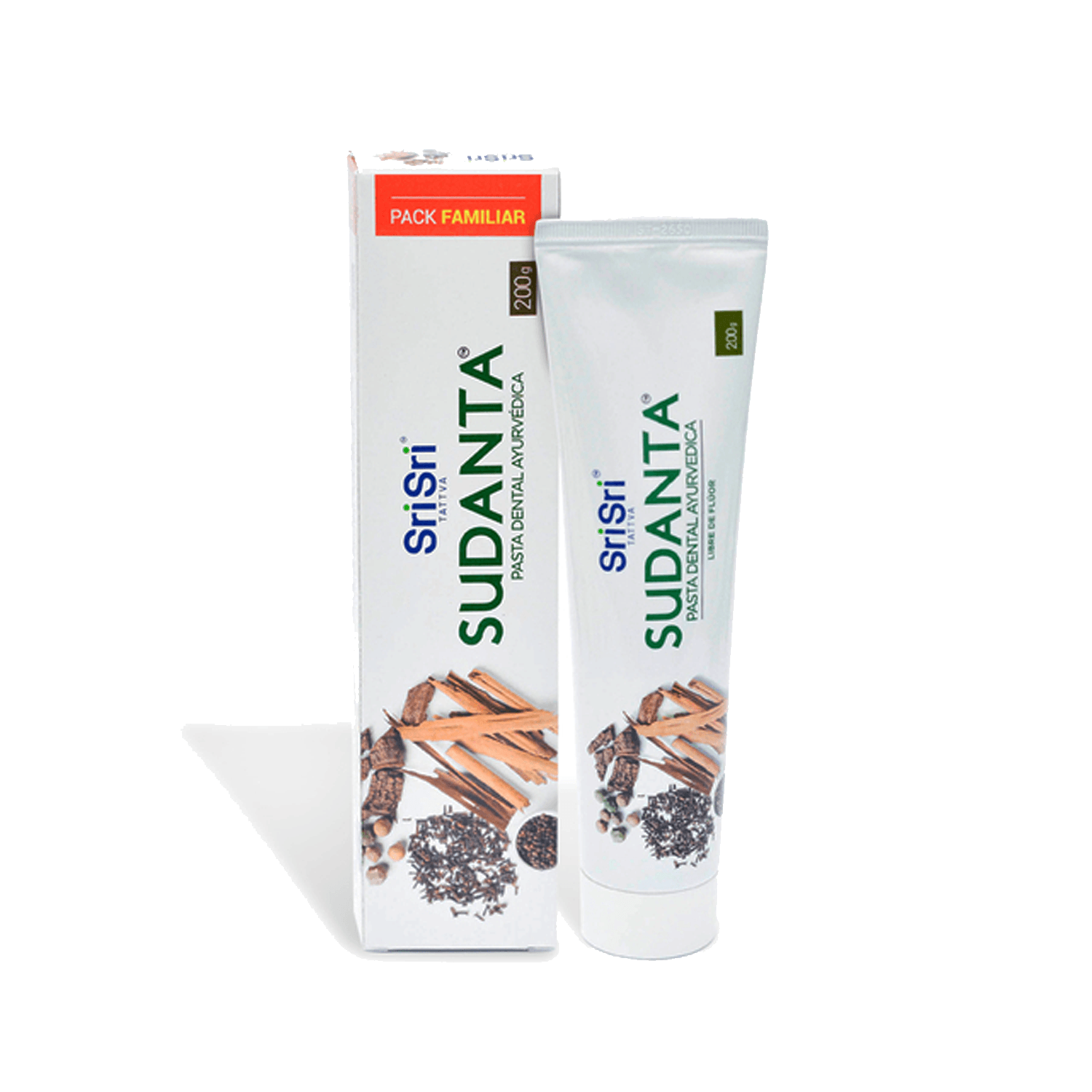 PASTA DENTAL SRI SRI TATTVA SUDANTA TOOTHPASTE 200GR - El Dorado