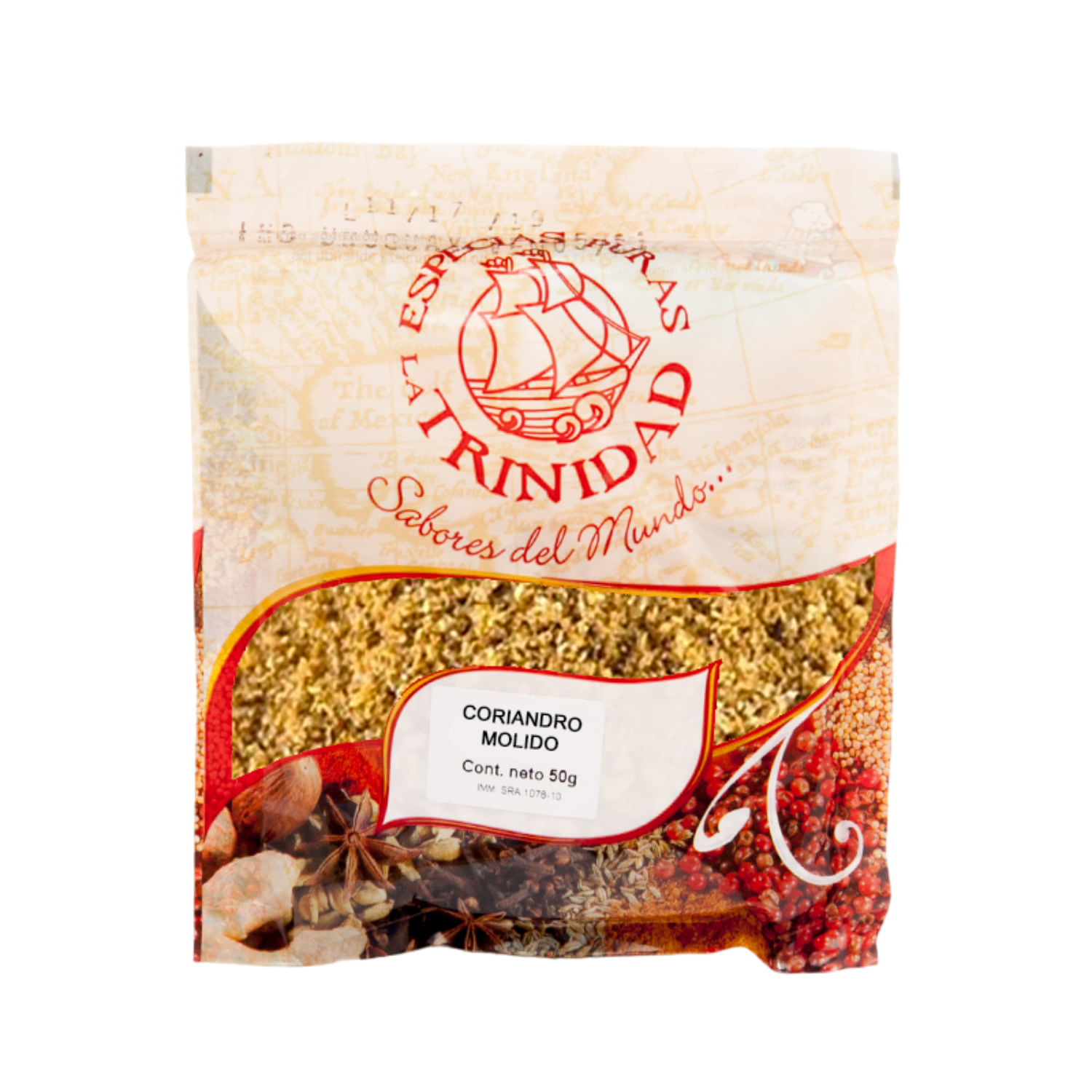 CORIANDRO LA TRINIDAD MOLIDO 50GR - El Dorado