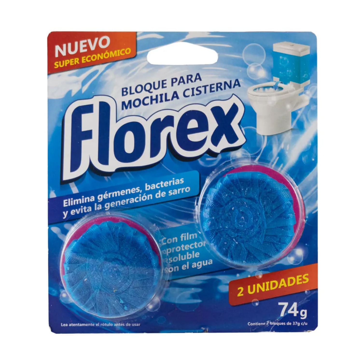 BLOQUE FLOREX AZUL PARA MOCHILA 2UN74GR - El Dorado
