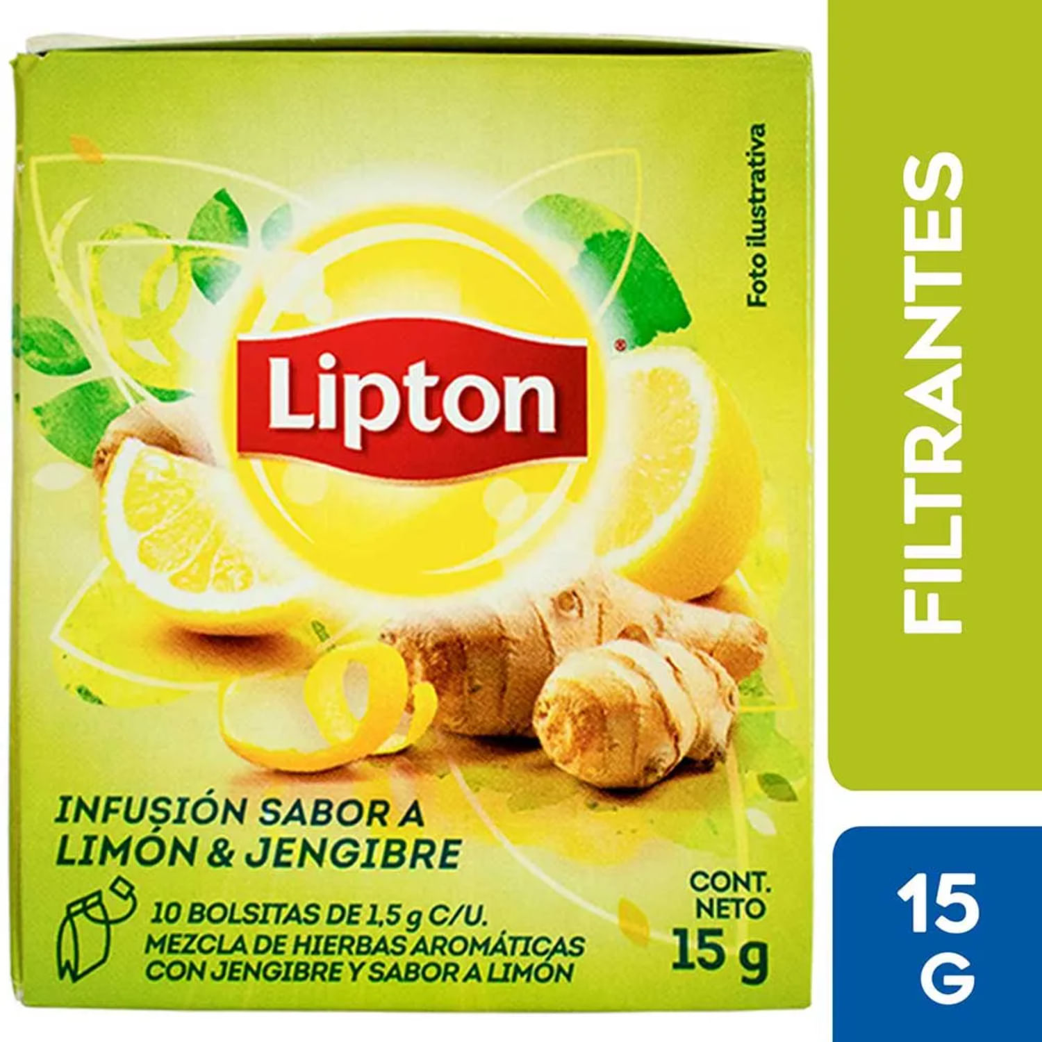 TE LIPTON LIMON Y JENGIBRE 10UN - El Dorado