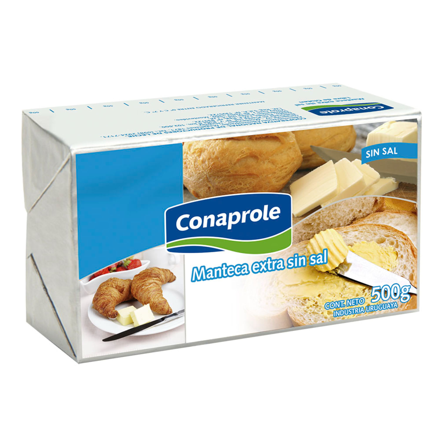 MANTECA CONAPROLE SIN SAL PAQUETE 500GR - El Dorado