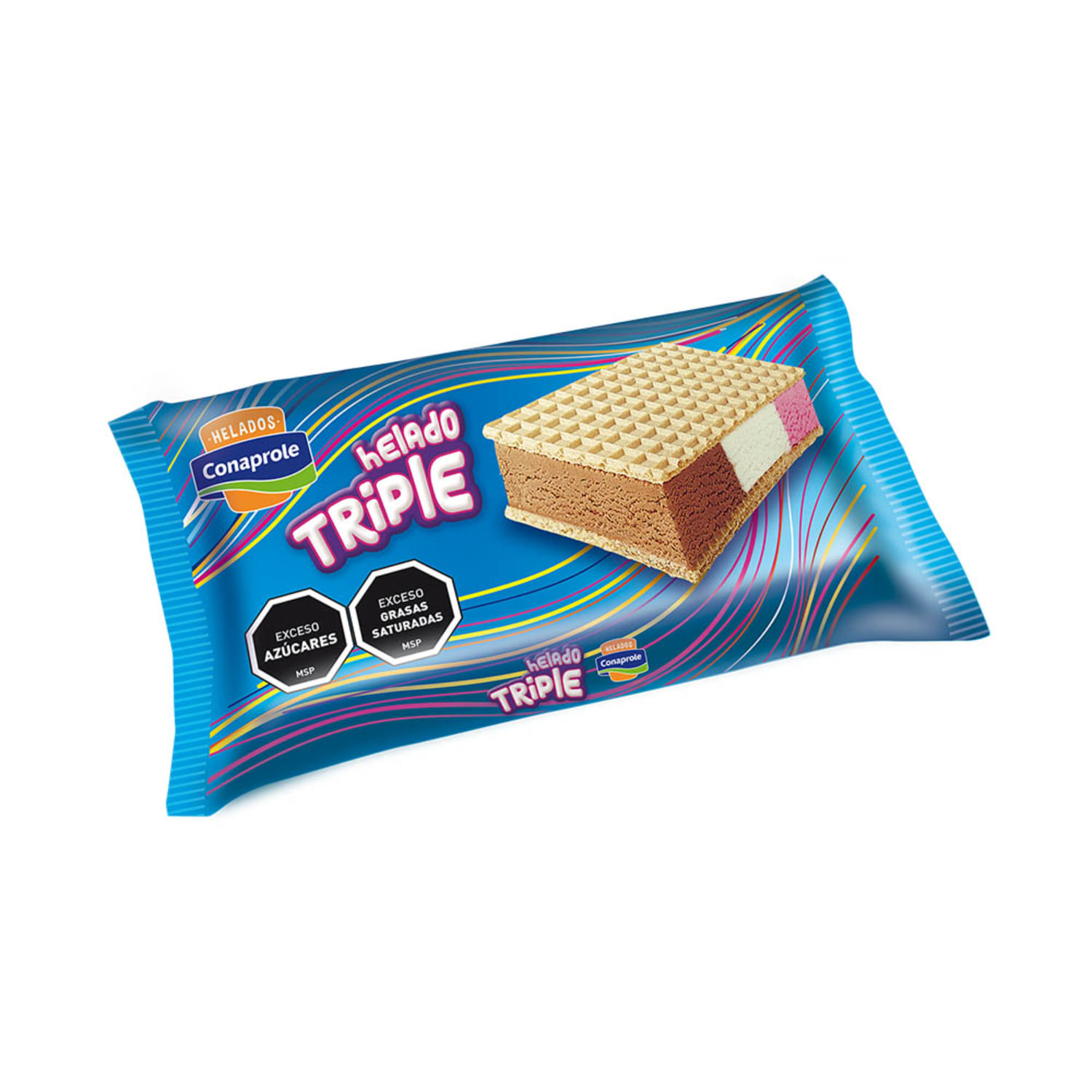 HELADO CONAPROLE SANDWICHE CREMA,CHOCOLATE,FRUTILLA - El Dorado