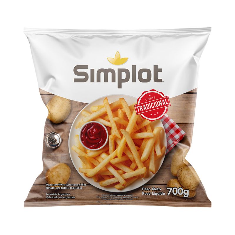 PAPAS SIMPLOT CORTE TRADICIONAL BASTON 700GR - El Dorado