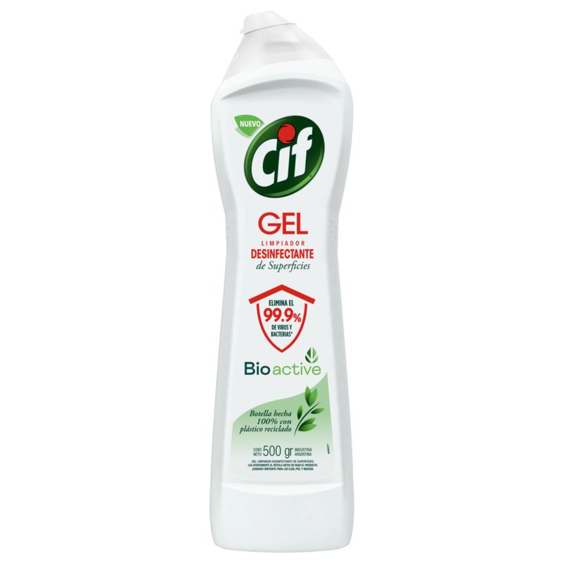 DESINFECTANTE CIF GEL BIO ACTIVE BOTELLA 500GR - El Dorado