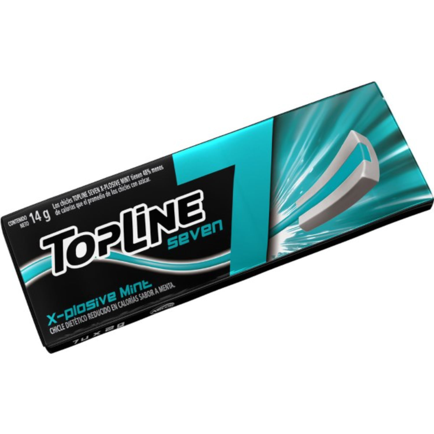 CHICLES TOPLINE SEVEN MENTA 14,7GR - El Dorado