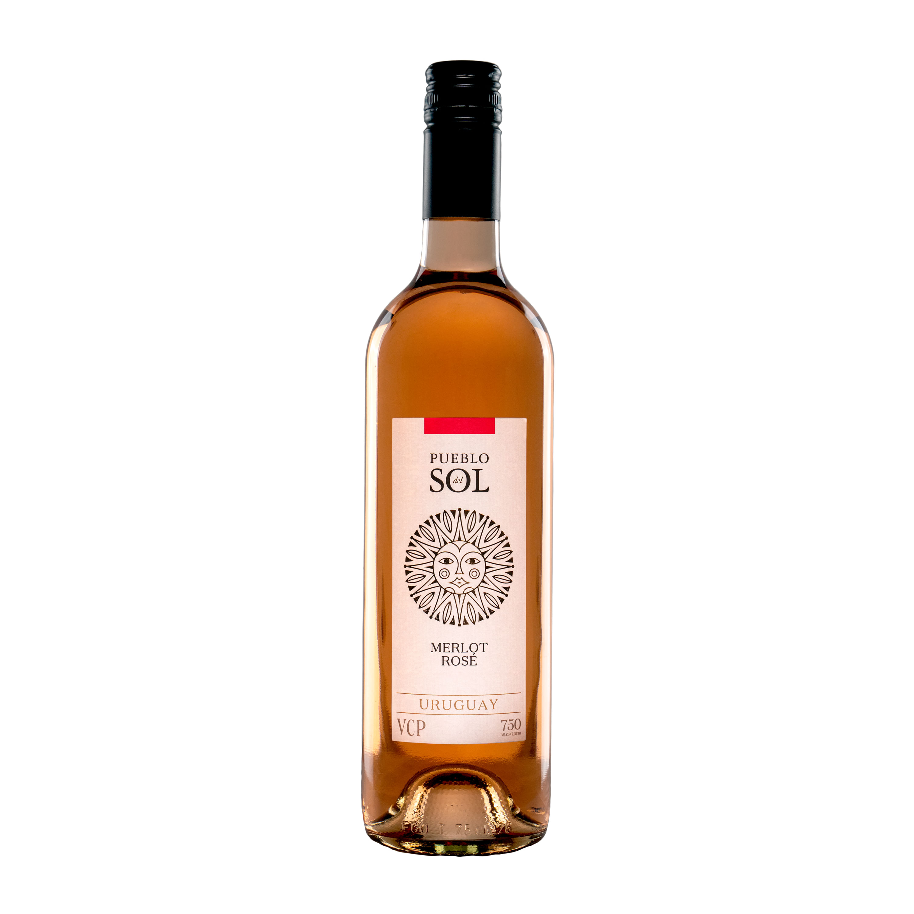 VINO PUEBLO DEL SOL MERLOT ROSE 750ML - El Dorado