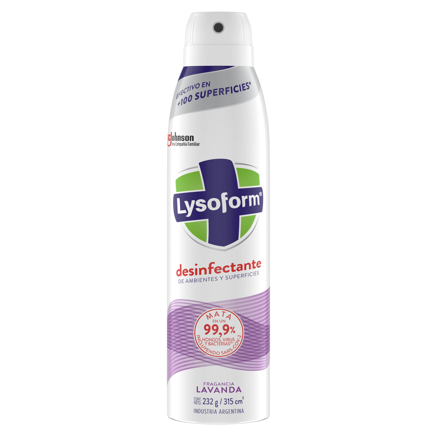 DESINFECTANTE LYSOFORM AEROSOL LAVANDA 315CC - El Dorado