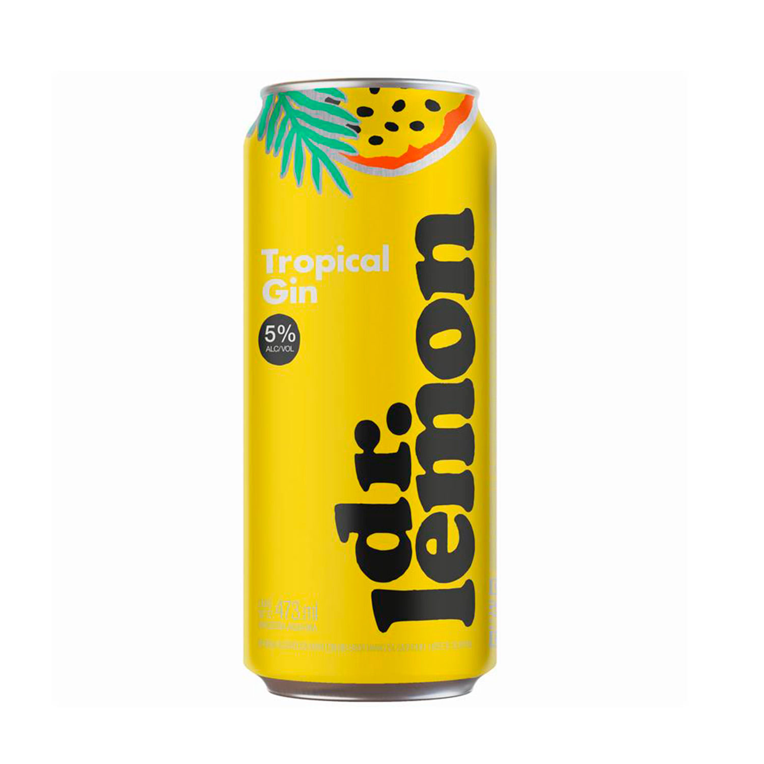 GIN TROPICAL DR.LEMON LATA 473ML - El Dorado