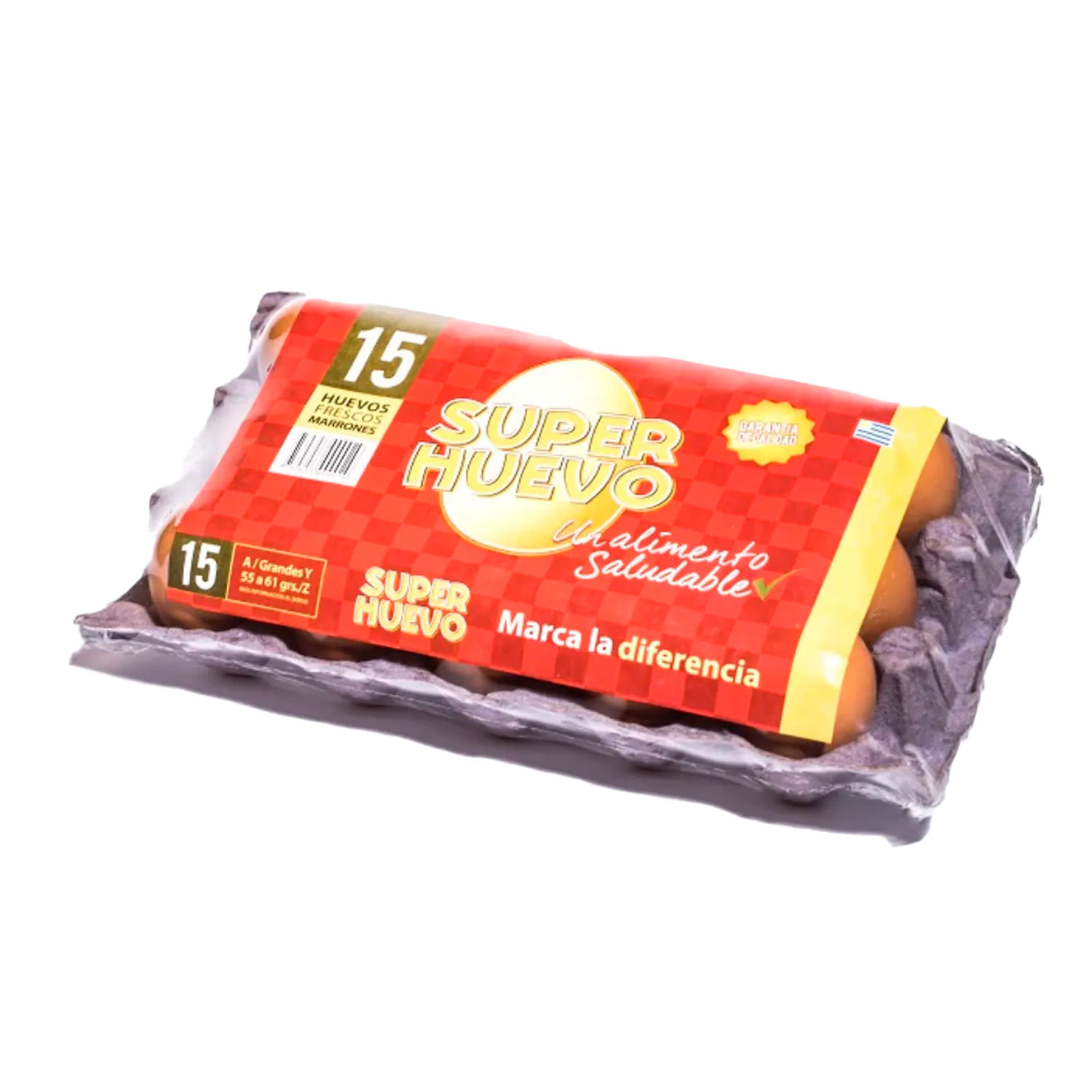 HUEVOS SUPER HUEVO COLORADOS 15UN - El Dorado