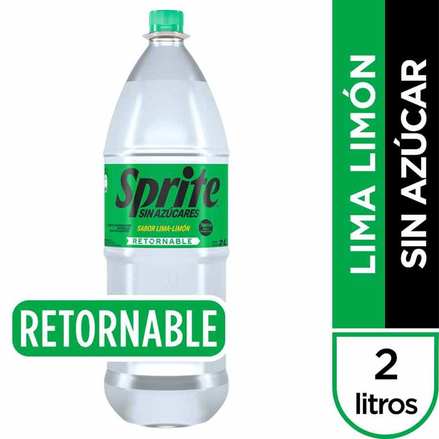 REFRESCO SPRITE SIN AZUCAR LIMA LIMON RET 2LT - El Dorado