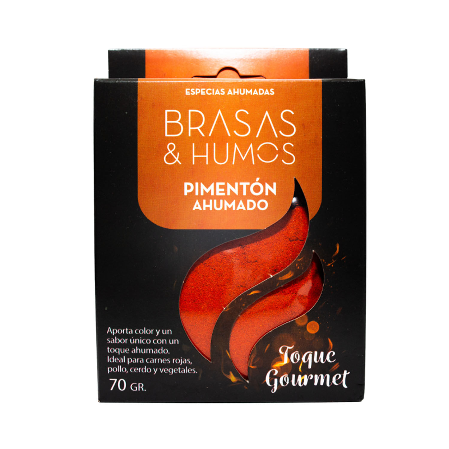 CONDIMENTO BRASAS Y HUMOS PIMENTON AHUMADO 70GR - El Dorado